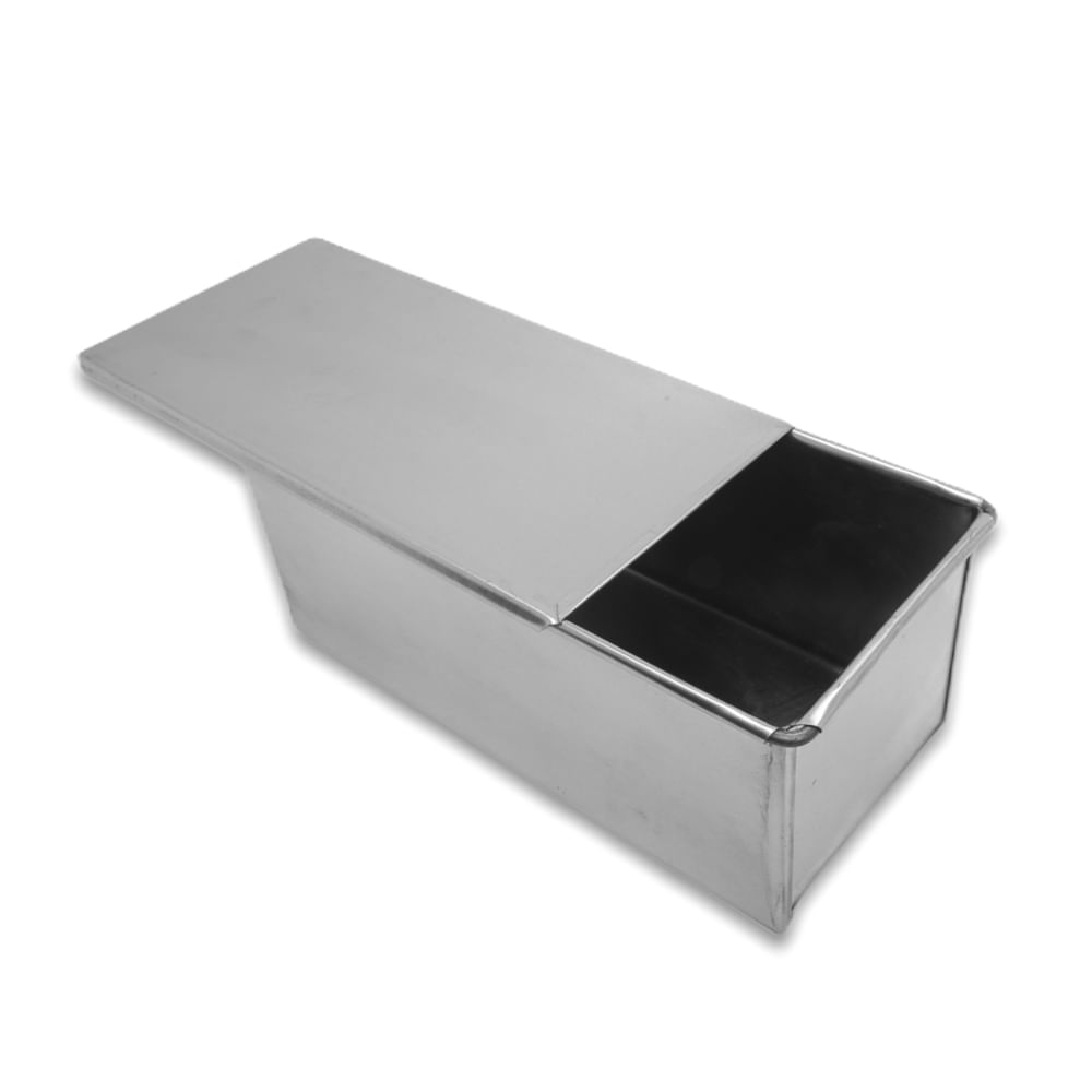 FORMA PAO DE FORMA BABY COM TAMPA - 22 X 10 X 9 - doupan